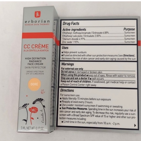 Erborian | Makeup | Erborian Korean Beauty Cc Creme High Definition ...